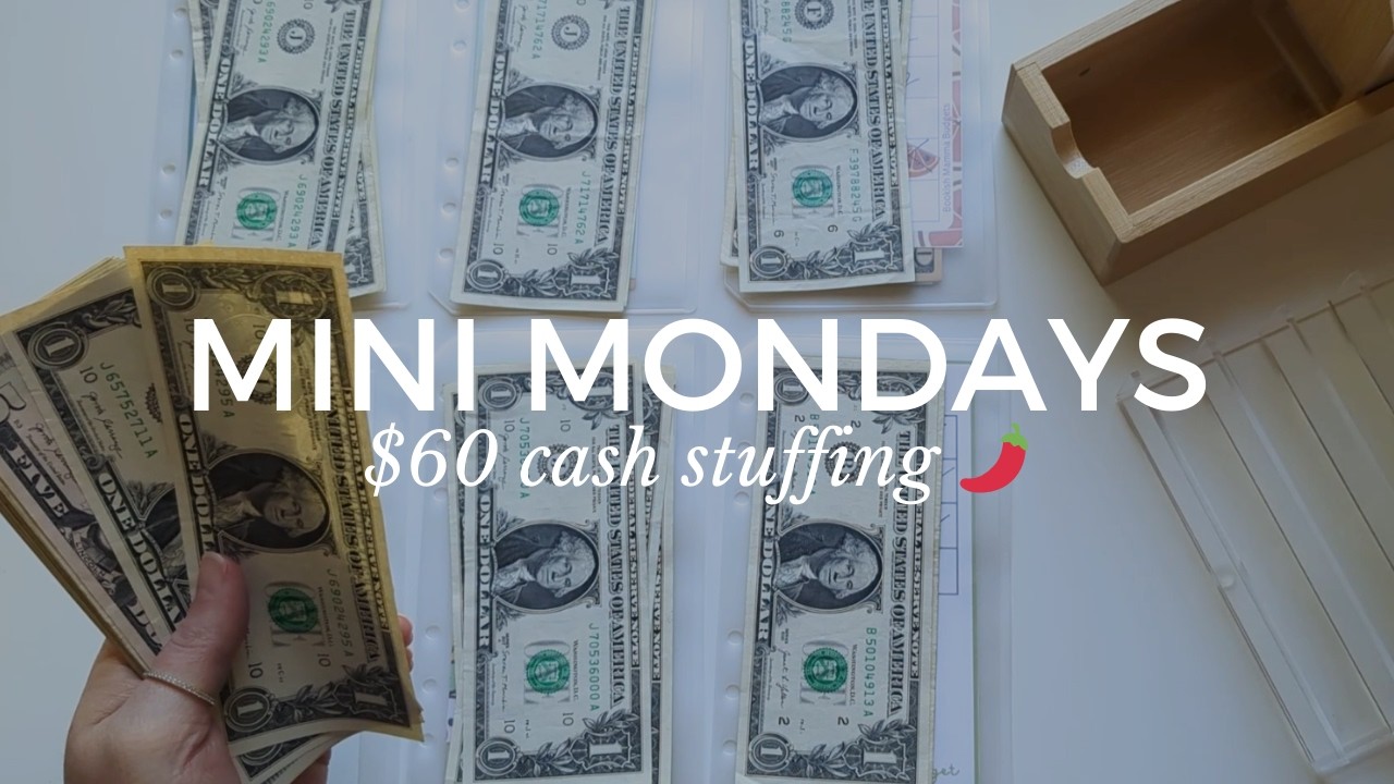 MINI MONDAYS CASH STUFFING | $60 | 🌶️ Spicy Savings | First Week of ...