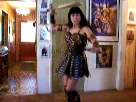 Xena music video dance with my new xena armor - YouTube