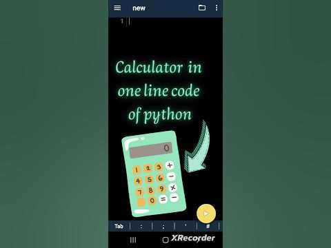 Python calculator 🔥🐍using one line code #shorts #python #pydroid3 # ...