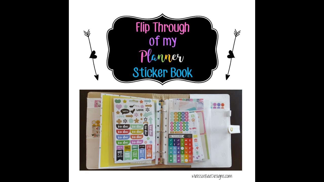 PLANNER: Planner Sticker Binder Organization Flip Through - less than ...