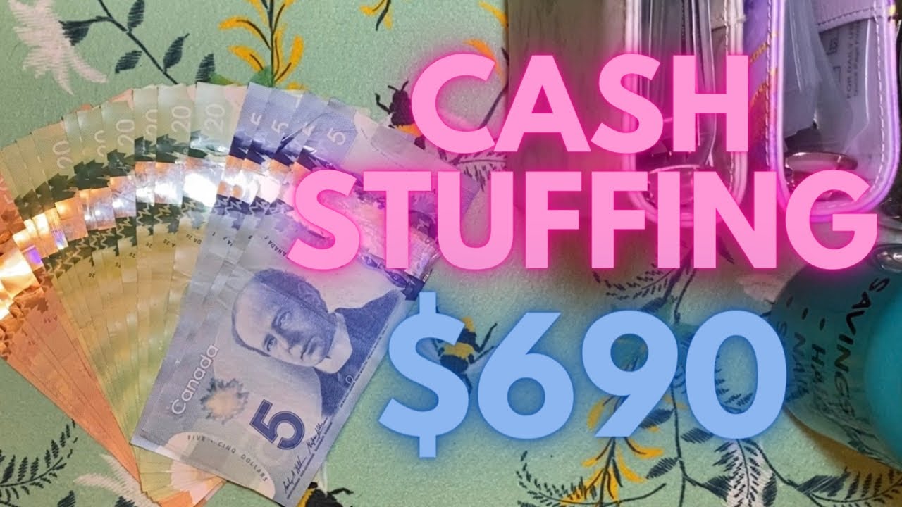 My First Cash Condensing | Cash Stuffing $690 | April 27, 2023 - YouTube