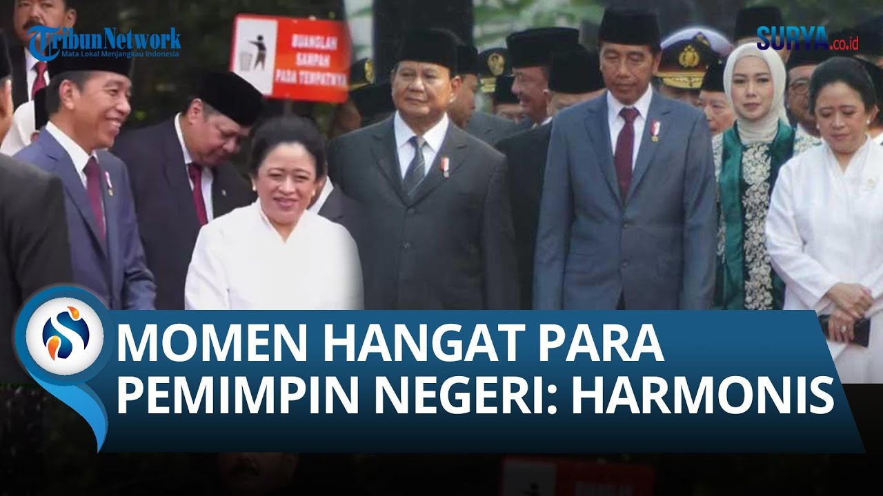 ADEM! KEHARMONISAN Jokowi-Prabowo dan Puan saat Upacara Hari Kesaktian ...