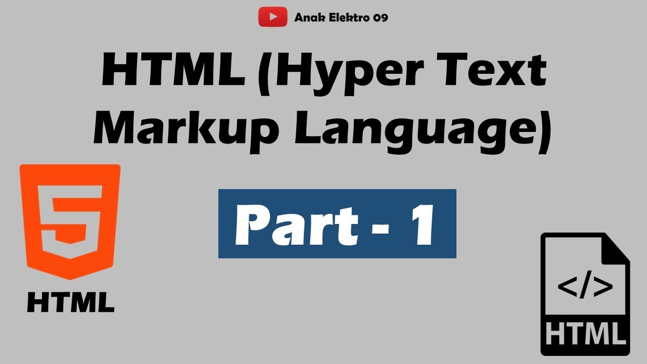 Pengenalan HTML - YouTube