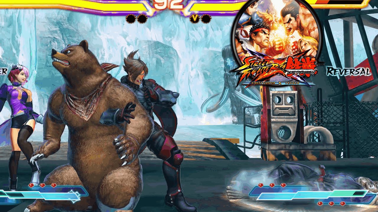 [STREET FIGHTER X TEKKEN] LARS & ALISA VS KUMA & HEIHACHI (FIGHT TWO ...