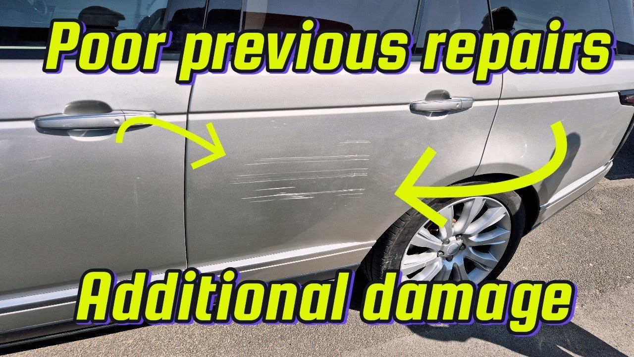 POOR PREVIOUS REPAIRS with additional damage to fix #bodyshop # ...