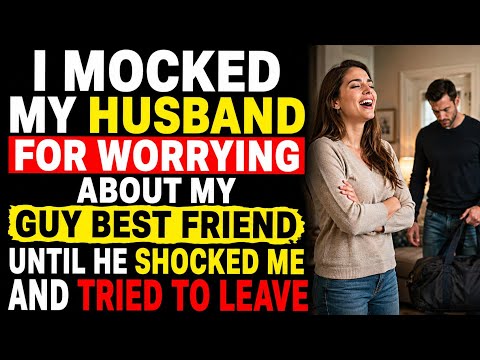 I Mocked My Husband for Worrying About My Guy Best Friend Until He Shocked Me and Tried to Leave