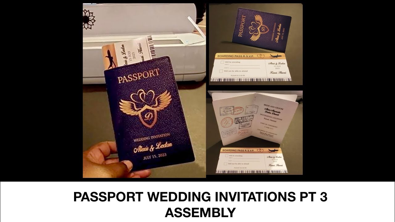 Passport Invitation Inside 4936