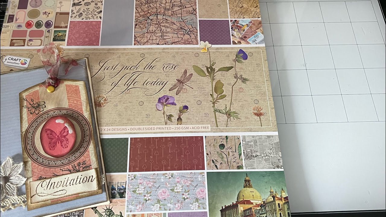 TUTO CARTE ACTION VINTAGE, IL FAUT CE FAIRE PLAISIR - YouTube