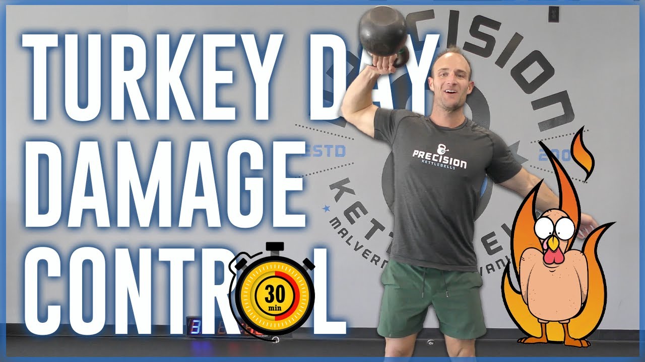 Thanksgiving Turkey Day DAMAGE CONTROL | 30 Minute Non Stop Tabata ...