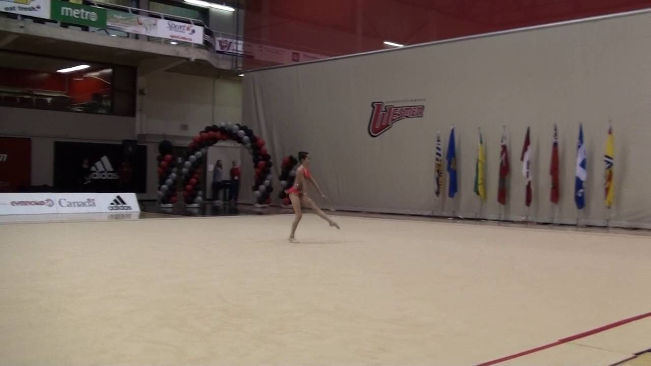 Elizabeth Savchenko Novice Free QC 2016 Canadian Championships RG - YouTube
