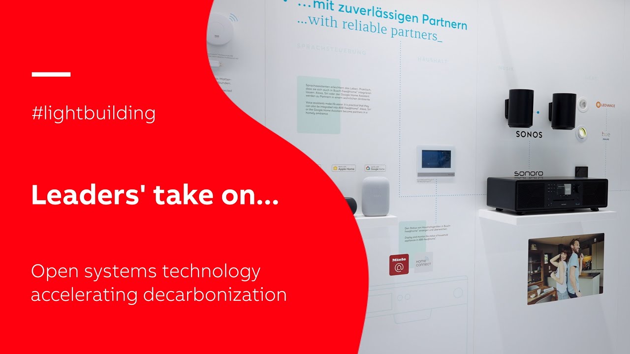 Leaders' take on... Open systems technology accelerating decarbonization - YouTube