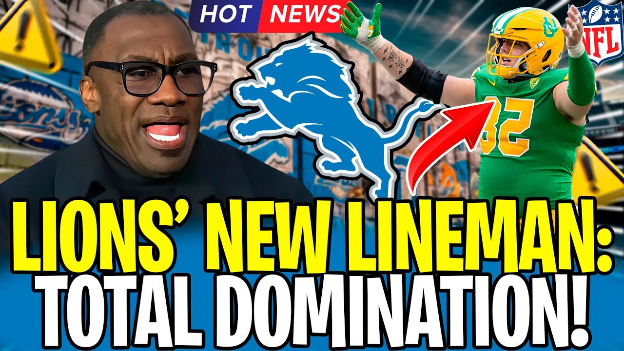 🔝👊 LIONS' LATEST POWER MOVE! OFFENSIVE LINE GETS MASSIVE UPGRADE ...
