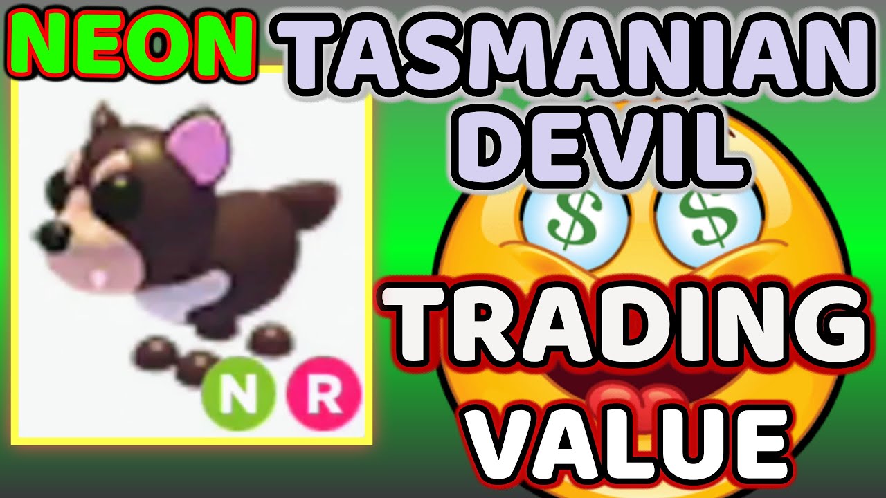 Neon Tasmanian Devil Trades in Adopt Me! #tasmaniandeviladoptme - YouTube