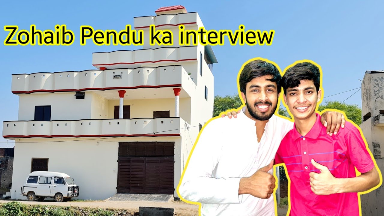 ZOhaib Pendu ke Shaadi ka bad pehla interview 2024 🥰🥰 - YouTube