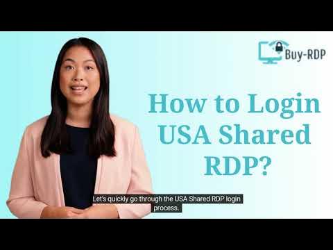 Step-by-Step Guide: How to Login to USA Shared RDP | Buy-RDP.com - YouTube