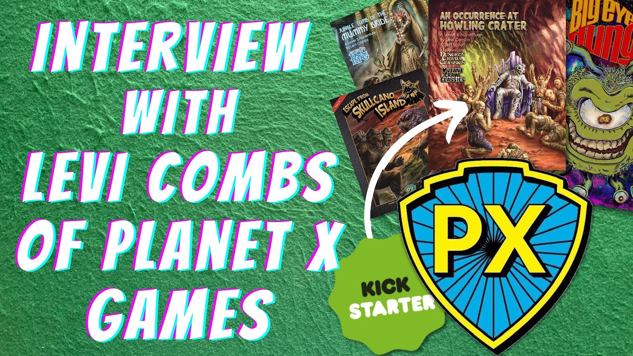 Interview with Levi Combs of Planet X Games! - YouTube