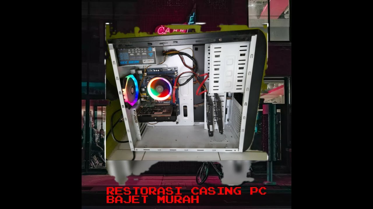 Restorasi casing PC jadul ala-ala Gaming hanya modal 150 ribuan - YouTube