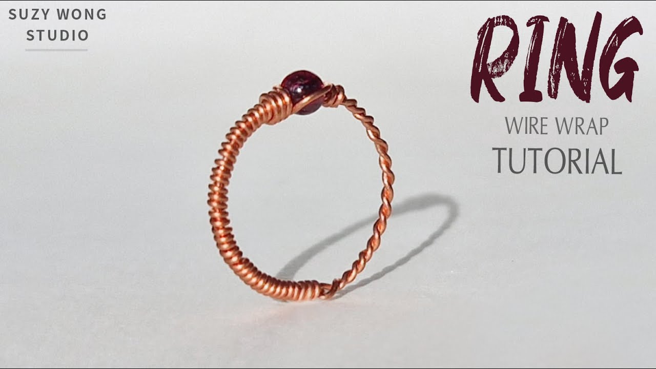 Simple Ring DIY| Seamless Wire Wrap Ring Tutorial| DIY Ring| Easy Ring ...