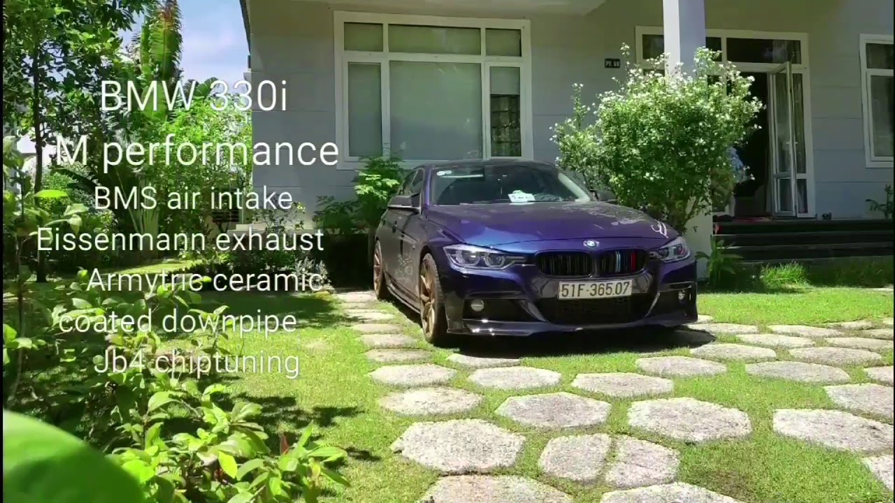BMW 330i tuning trial - YouTube