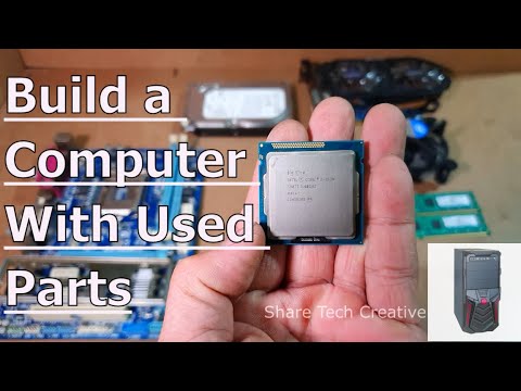 How to Build a Computer With Used Parts/Step by Step Guide/Basic Gaming ...