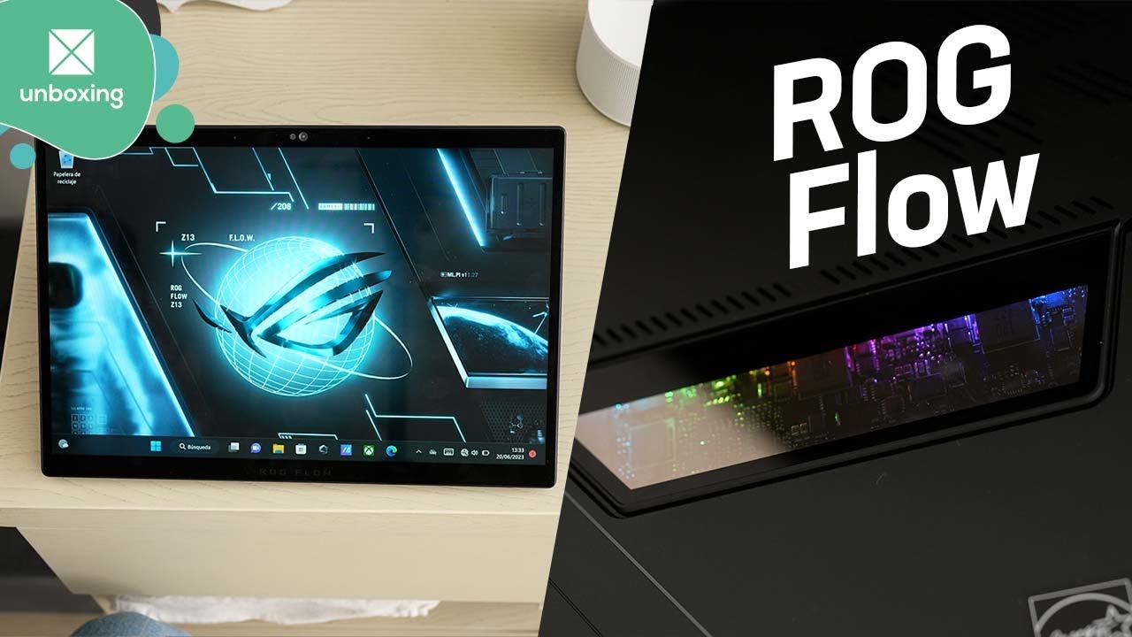 Asus ROG Flow | Unboxing en español - YouTube