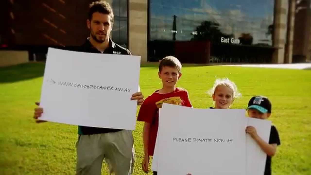 Travis Boak supporting kids with cancer (v1) - YouTube