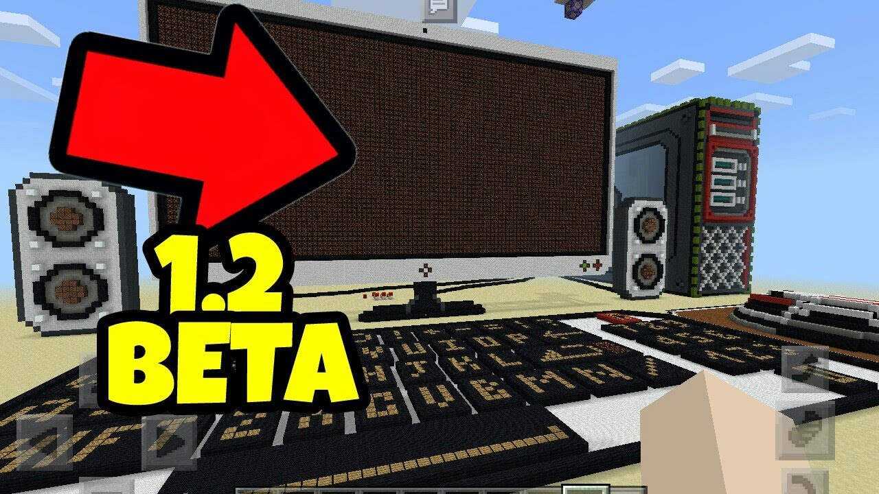 SAIU !! COMPUTADOR INCRÍVEL QUE FUNCIONA SEM MODS NO MINECRAFT PE ...