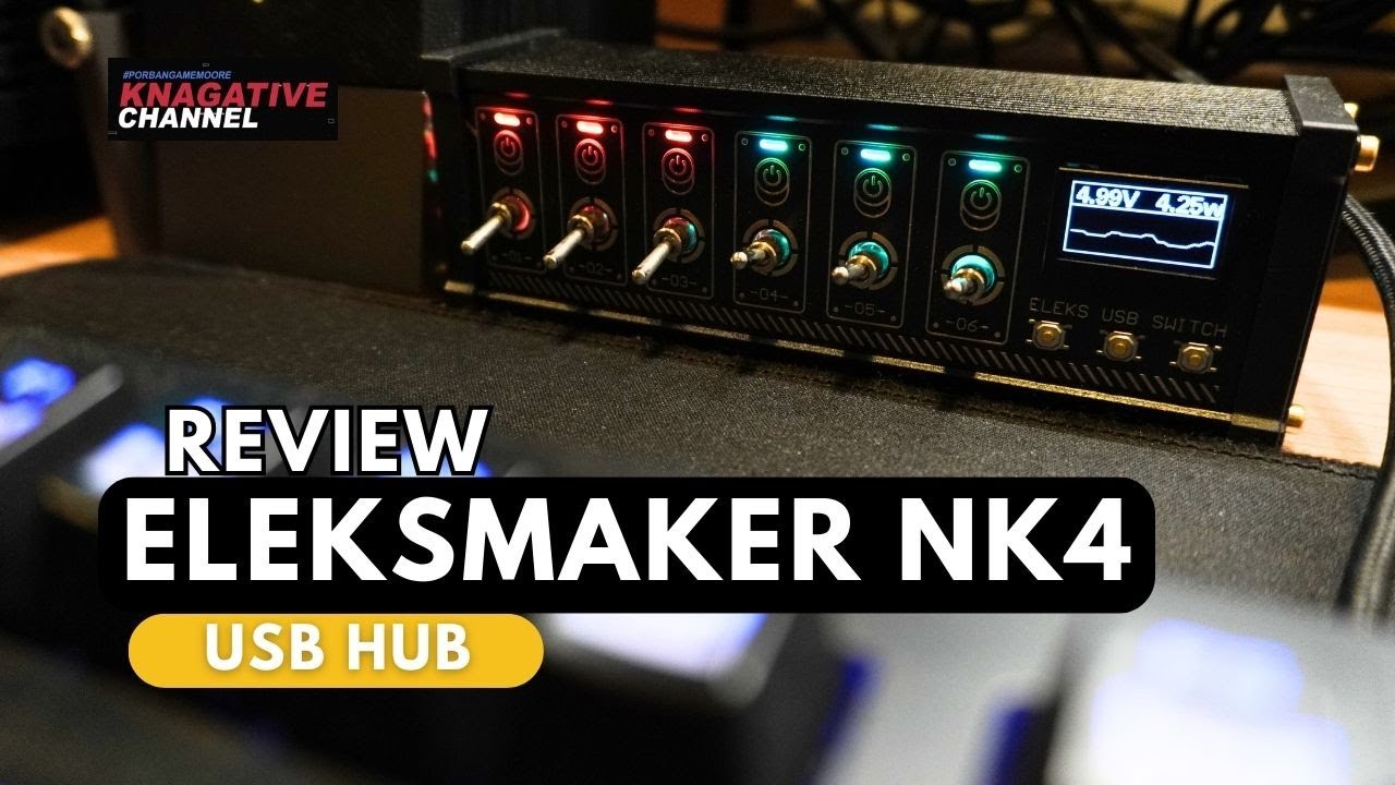 แต่งโต๊ะคอมเท่ๆด้วยยูเอสบีฮับกับ | ELEKMAKER NK4 - YouTube