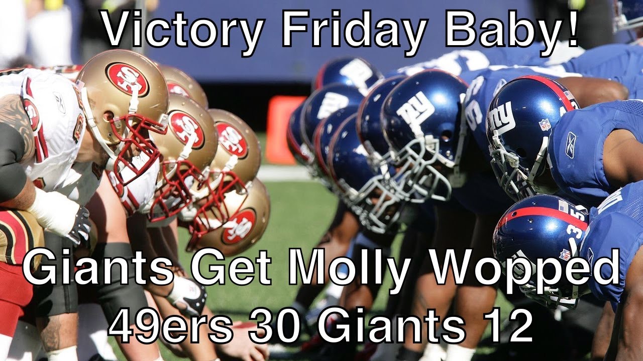 💥 Giants Get MOLLY WOPPED by Purdy 49ers! Final Score: 30-12! 💥 - YouTube