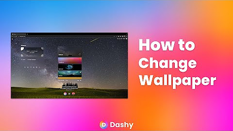 How to use Dashy Widget Dashboard - YouTube