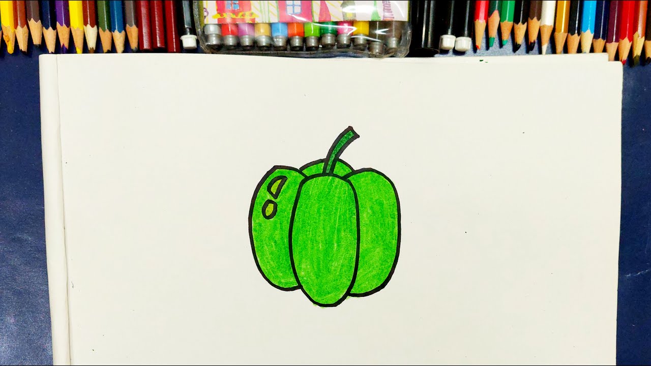 How To Draw A Bell Pepper Easy Step By Step YouTube how-to-draw-a-bell-pepper-easy-step-by-step-youtube