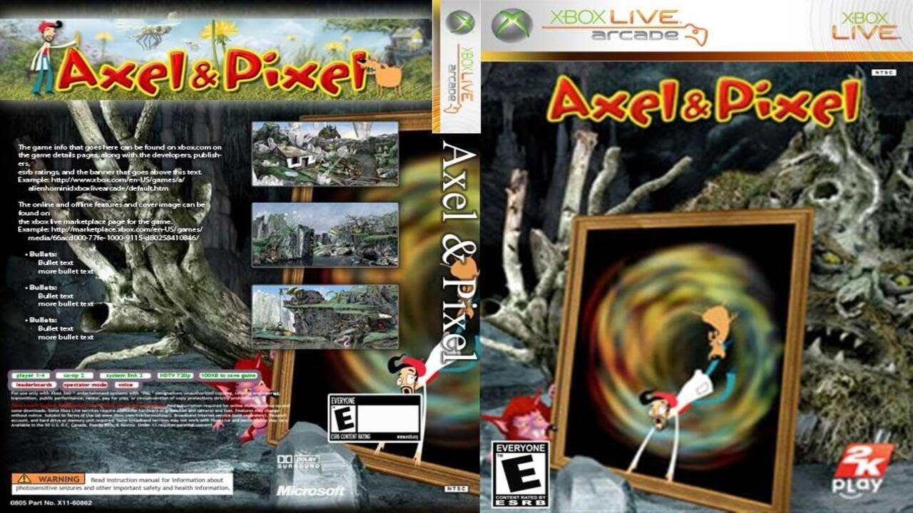 Axel & Pixel (2009) - Full Gameplay | XBOX 360 ARCADE | UHD | 4K ...