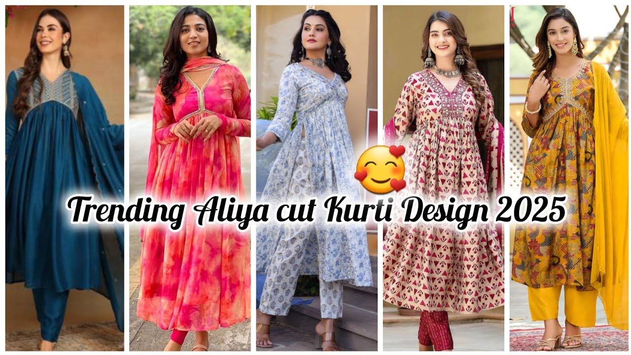 New Stylish 40+ Aliya Kurtis Collection 2025 For Girls 🥰Alia Cut Dress #Aliya #trending #new ...