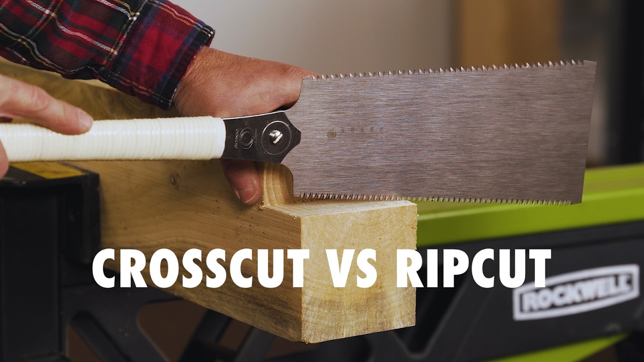 Crosscut Vs Rip Cut Saws Understanding The Difference YouTube Crosscut Vs Rip Cut Saws Understanding The Difference YouTube