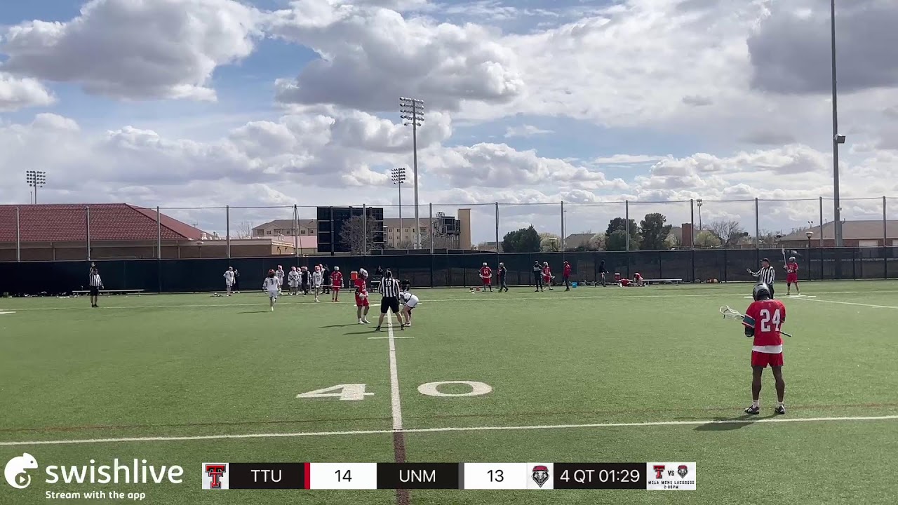 Texas Tech vs University of New Mexico Mens Lacrosse TTU VS UNM - YouTube