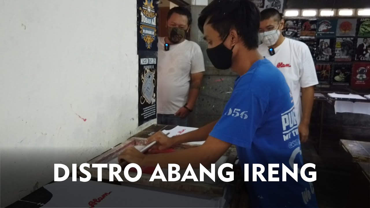 DISTRO ABANG IRENG | Rekomendasi Pembuatan Kaos Di Purworejo - YouTube