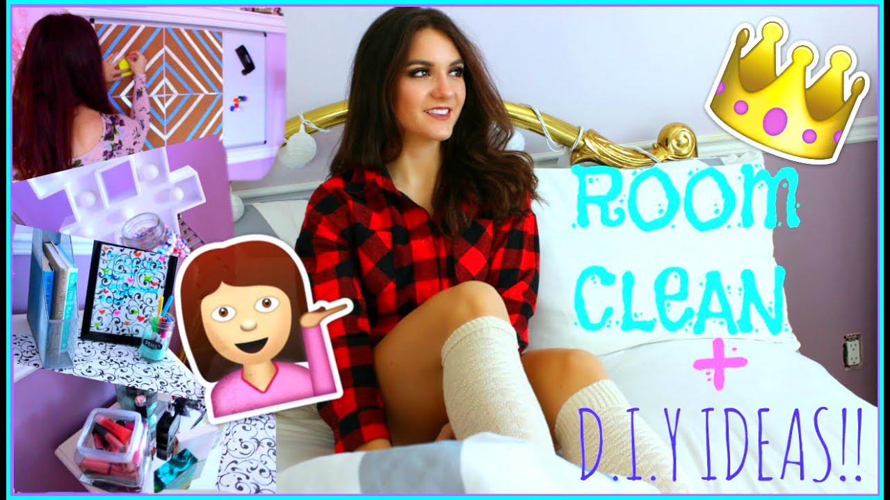 Cleaning my ROOM + DIY ROOM ORGANIZATION IDEAS + Tips & TRICKS - YouTube