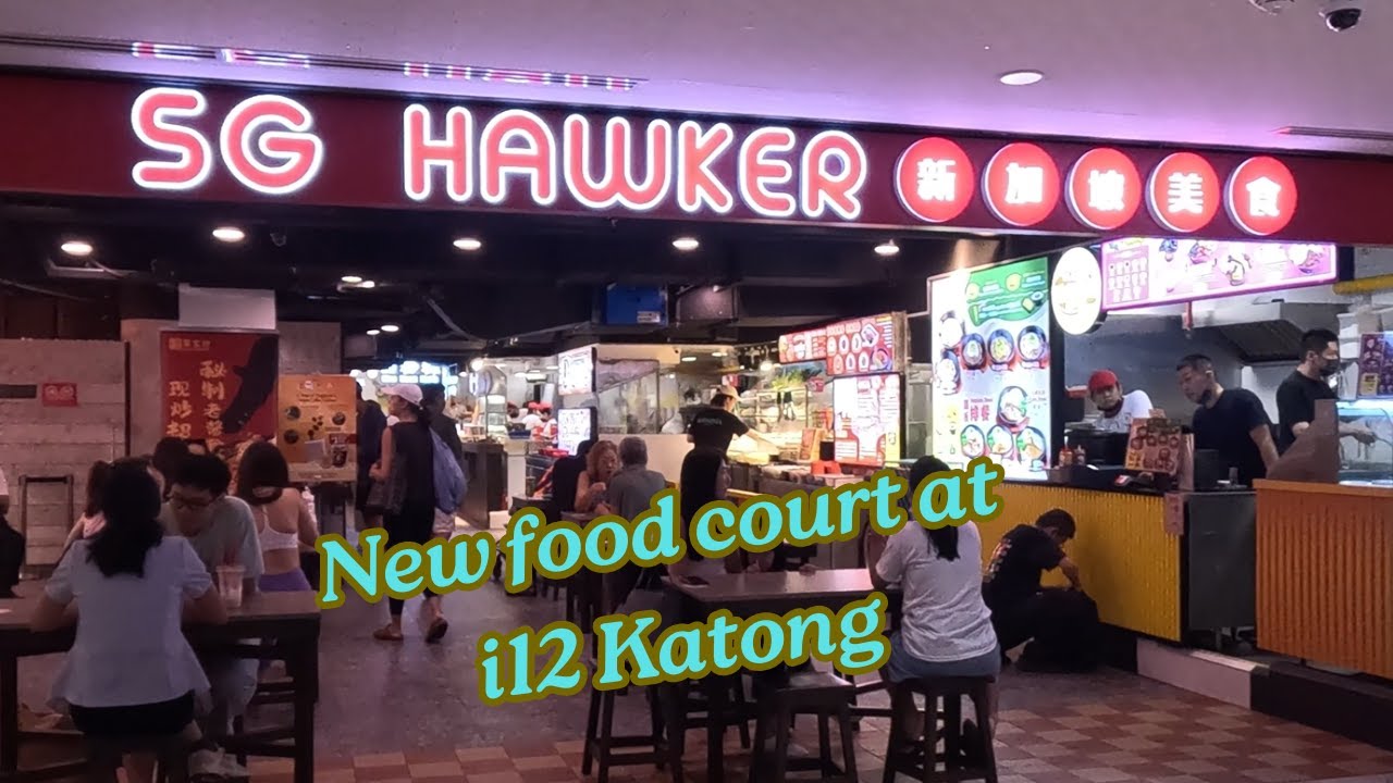 SG Hawker - A new food court at i12 Katong shopping mall - YouTube