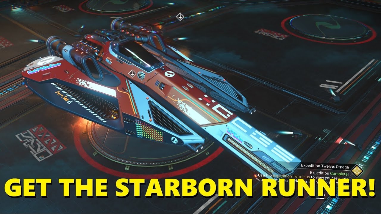 No Man's Sky | "Starborn Runner" Ship Reward - YouTube