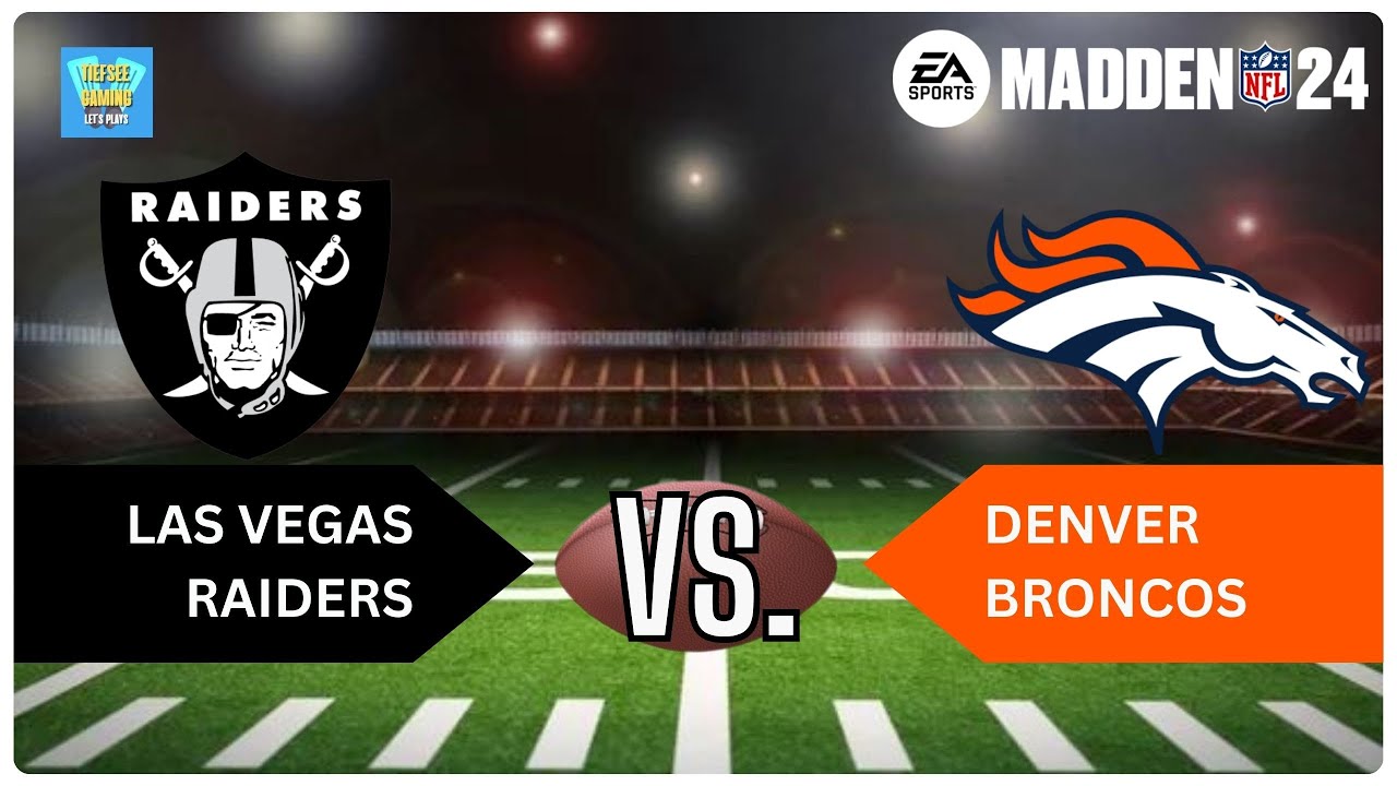 NFL MADDEN 24 - Las Vegas Raiders at Denver Broncos - YouTube