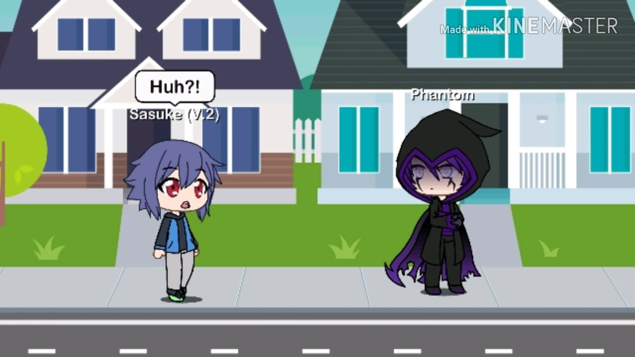 Sasuke vs Phantom(Gacha Life) - YouTube