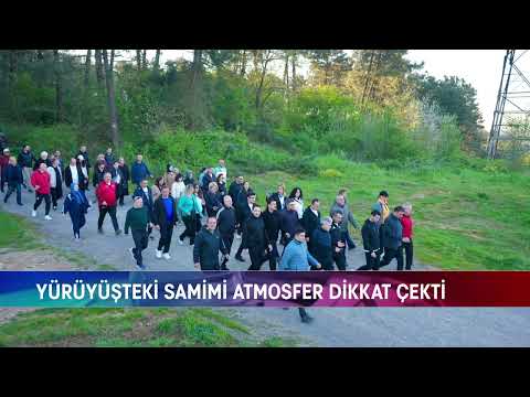 BAKAN TEKİN ÖĞRETMENLERLE SABAH YÜRÜYÜŞÜNDE