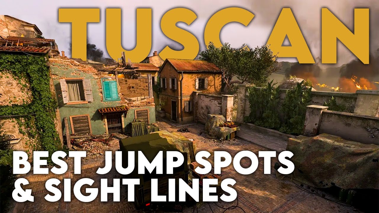 Tuscan BEST Jump Spots & Lines of Sight │ Call of Duty Vanguard ...