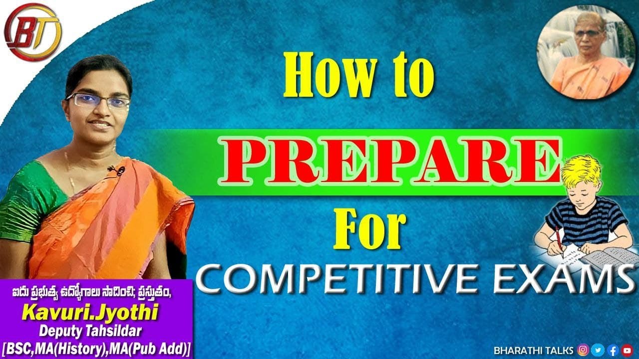 How to prepare for Competitive Exams - YouTube