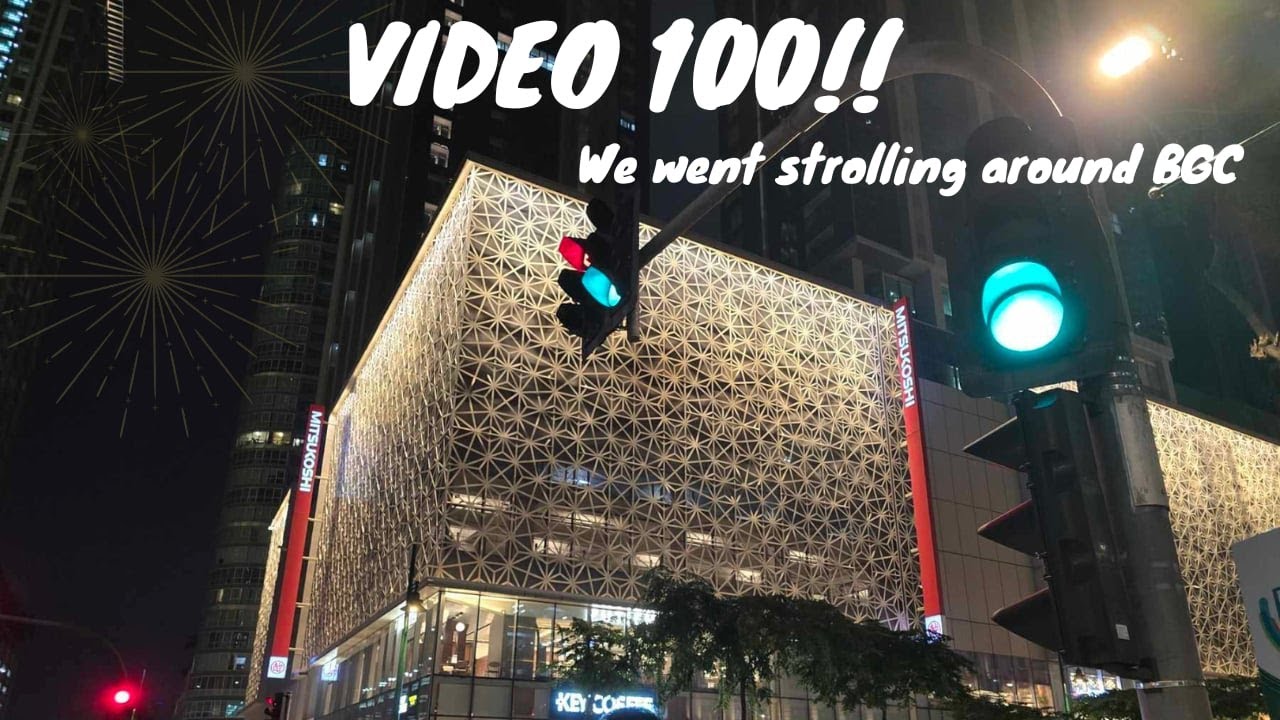 We went strolling around BGC!! - YouTube