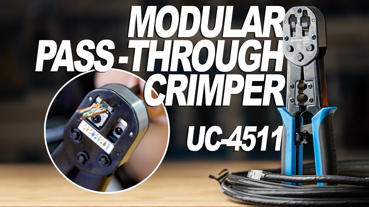Jonard Tools Modular Pass-Through Crimper (UC-4511) Product Video - YouTube
