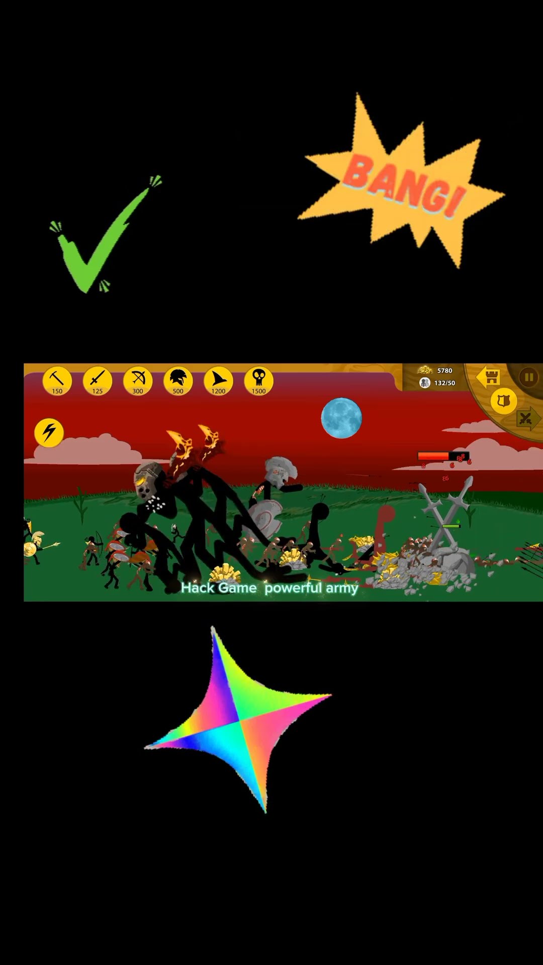 Stick war Game Hack powerful Army #hack#stickwarlegacy #stick #games ...