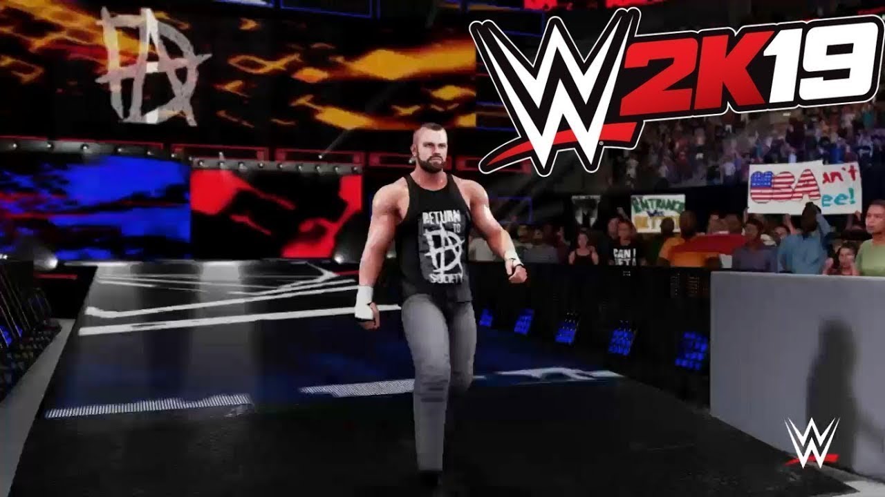 WWE 2K19 Career Mode BUZZ vs. Dean Ambrose - YouTube