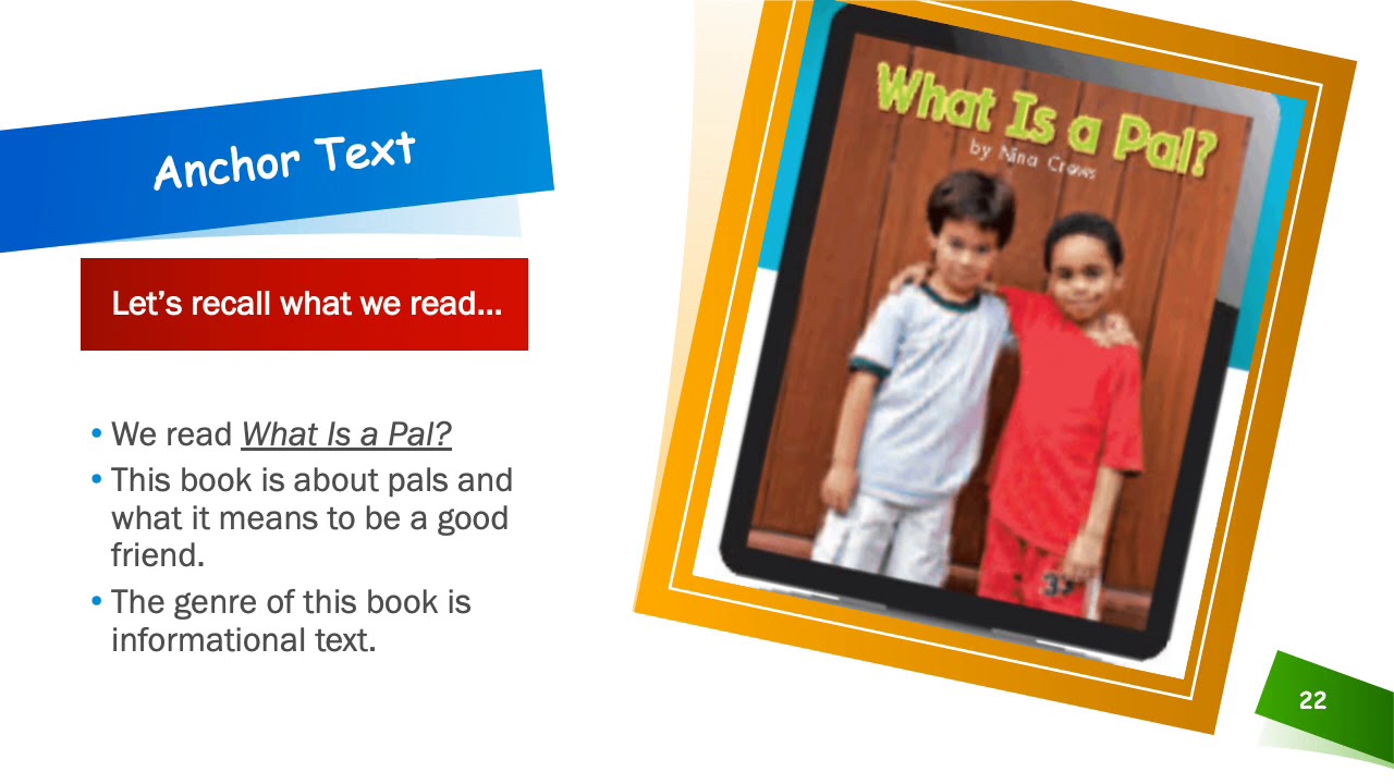 Grade 1 Journeys Lesson 1 Day 4 - YouTube