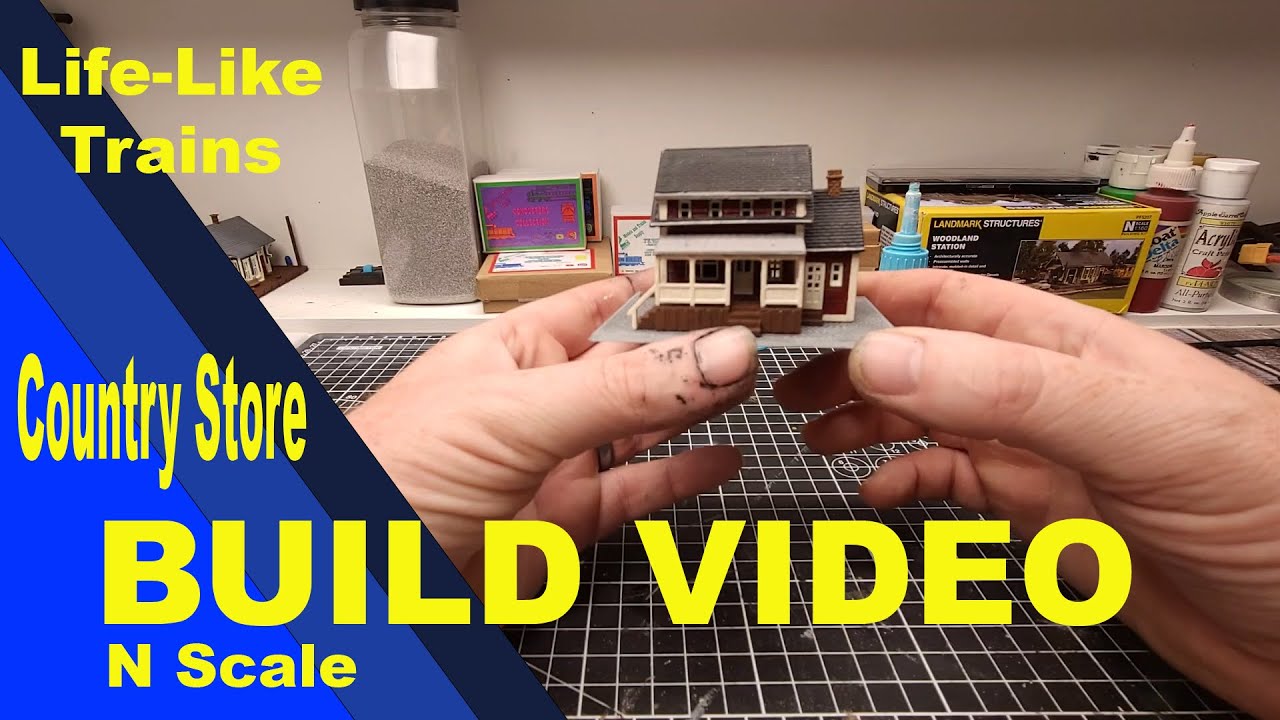 Life-Like Trains Country Store Build PT. 1 #Model #Train #Diorama #N ...